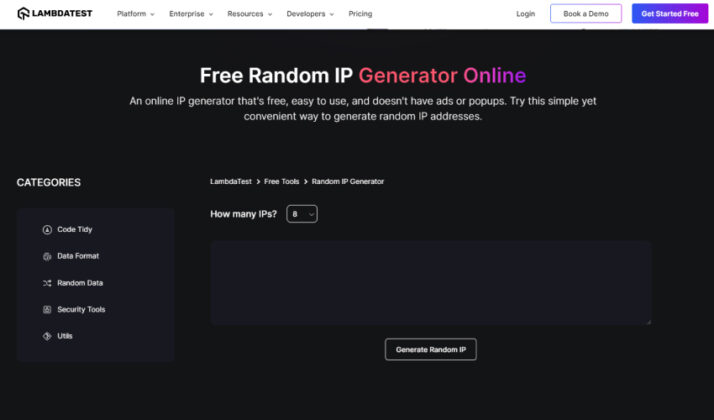 12 Best Random IP Address Generator Tools in 2024