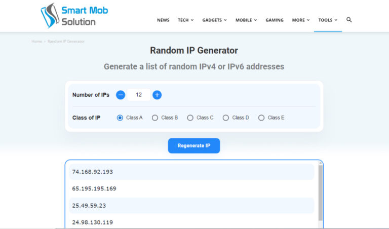 12 Best Random IP Address Generator Tools in 2024