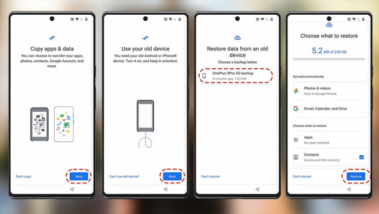 How to Restore Android Phone from Google Backup